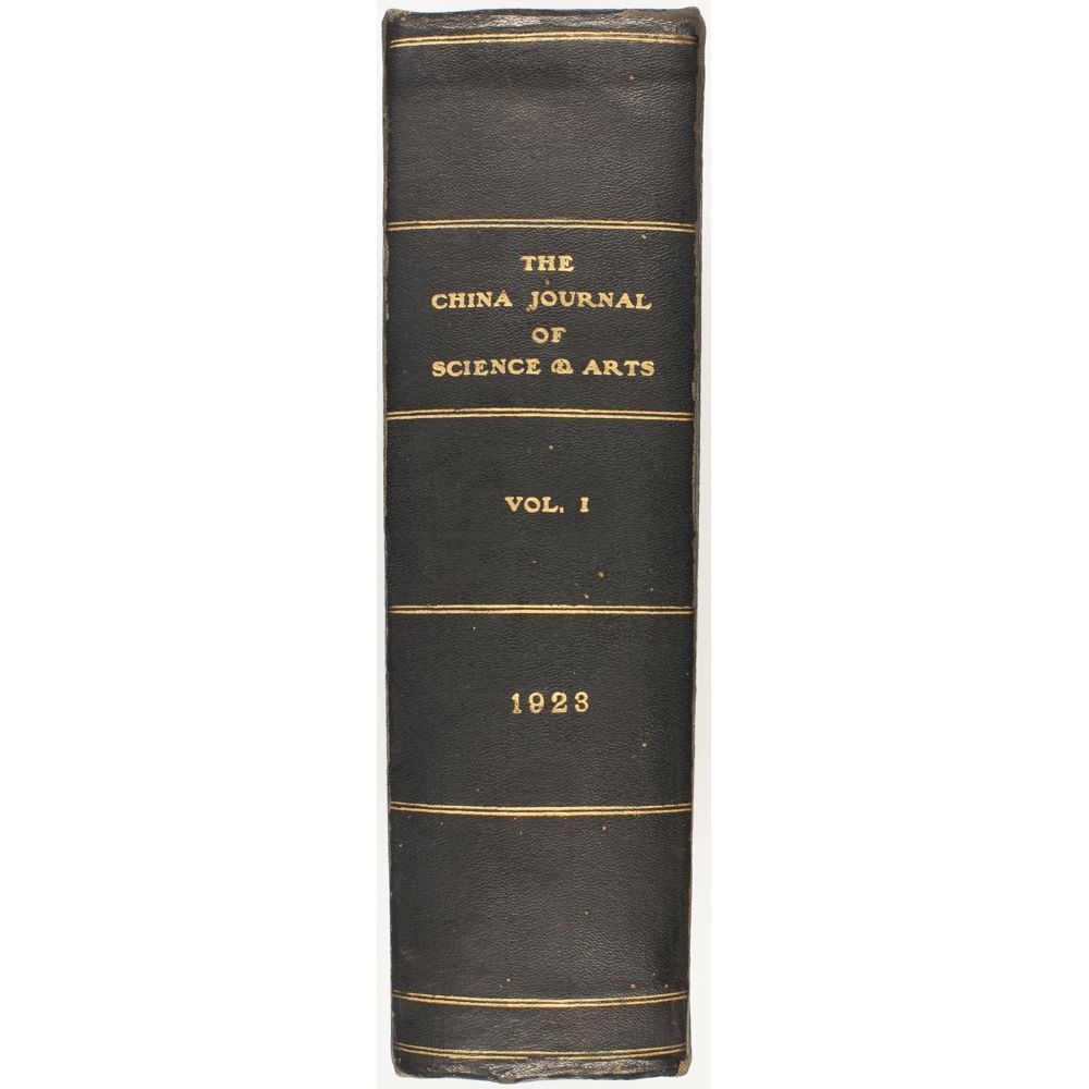The China Journal of Science & Arts. Volume I, Nos 1-6. by Sowerby ...