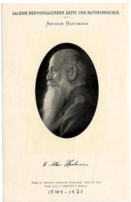 Portrait, Brustbild im Oval, Photographie, Lichtdruck 8,5 x 12 cm. von ...