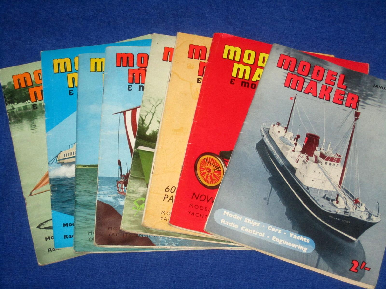 Model Maker & Model Cars, 1961, Jan, April, May, June,, August, October ...