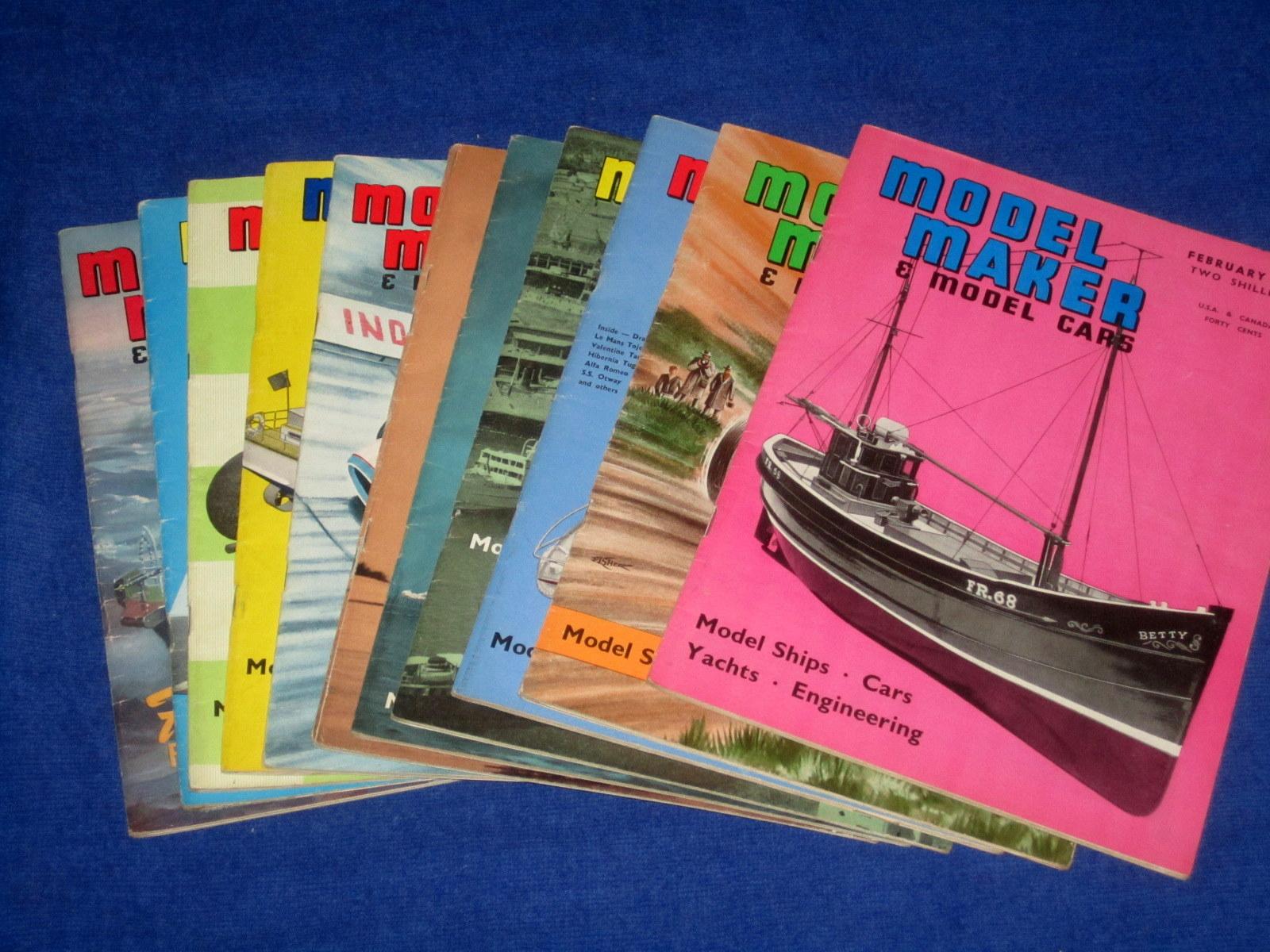 Model Maker & Model Cars, 1963, February to December, All 11 Issues. by ...