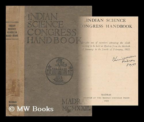 Indian Science Congress handbook : for the use of members attending the ...