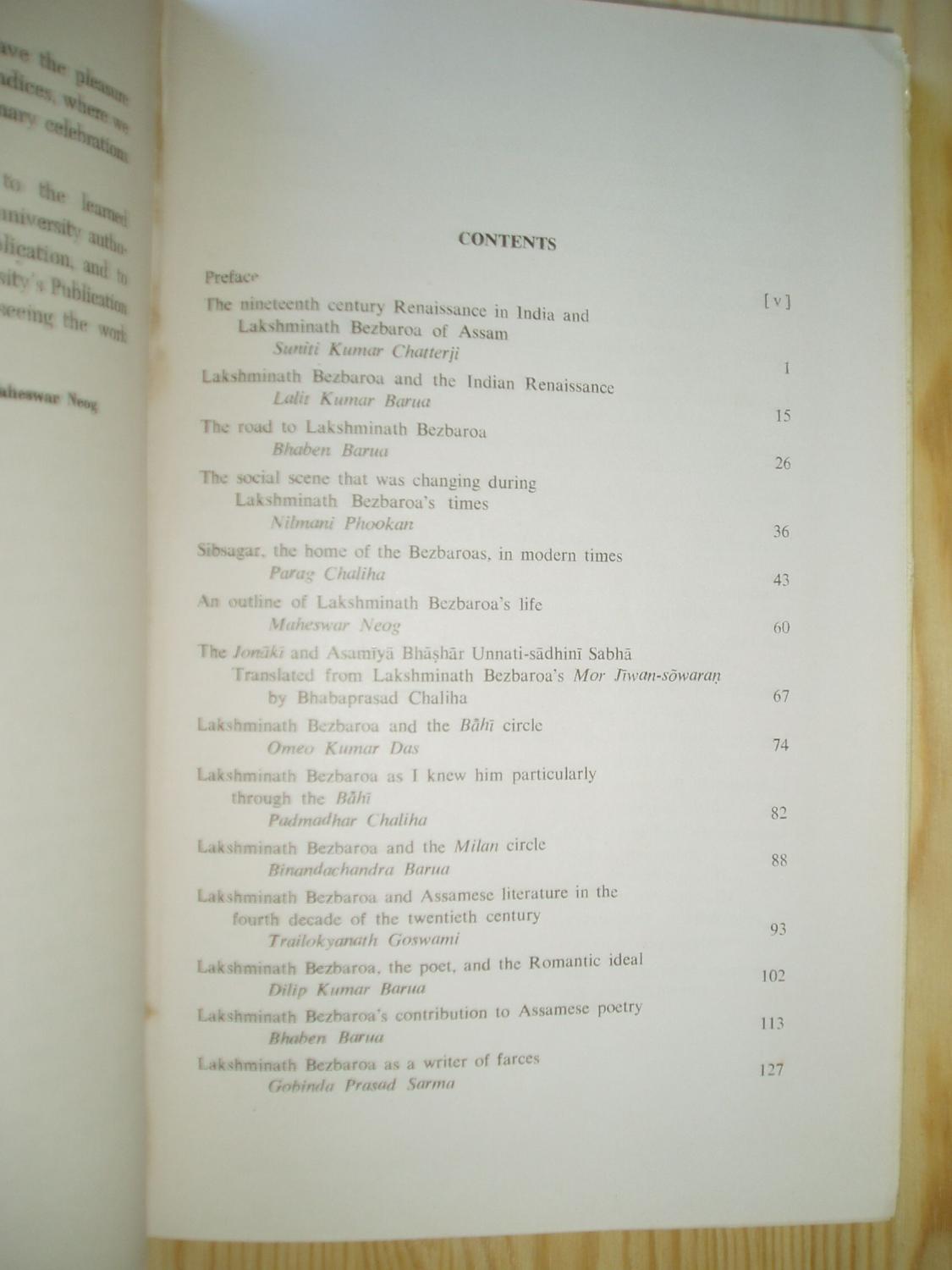 Lakshminath Bezbaroa. The Sahityarathi of Assam by Neog, Maheswar ...