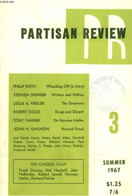 PARTISAN REVIEW, VOL. XXXIV, N°3, SUMMER 1967. PHILIP ROTH: WHACKING ...