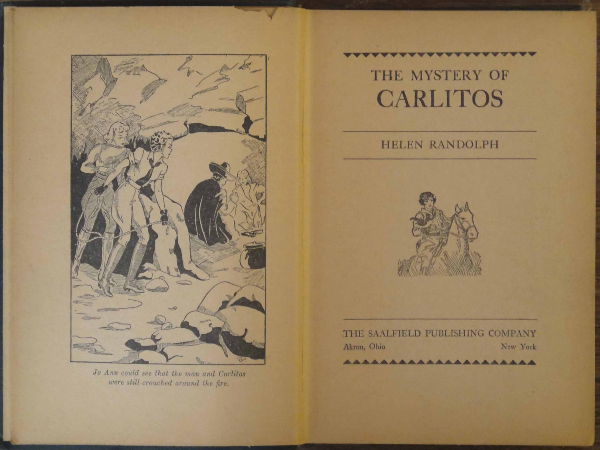 Mystery of Carlitos, The by Helen Randolph: Fair Hardcover (1936) 1st ...