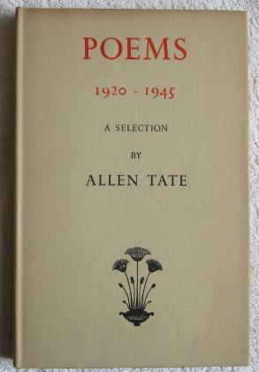Poems 1920-1945 - A Selection by Tate Allen: Fine Hard Cover (1947 ...