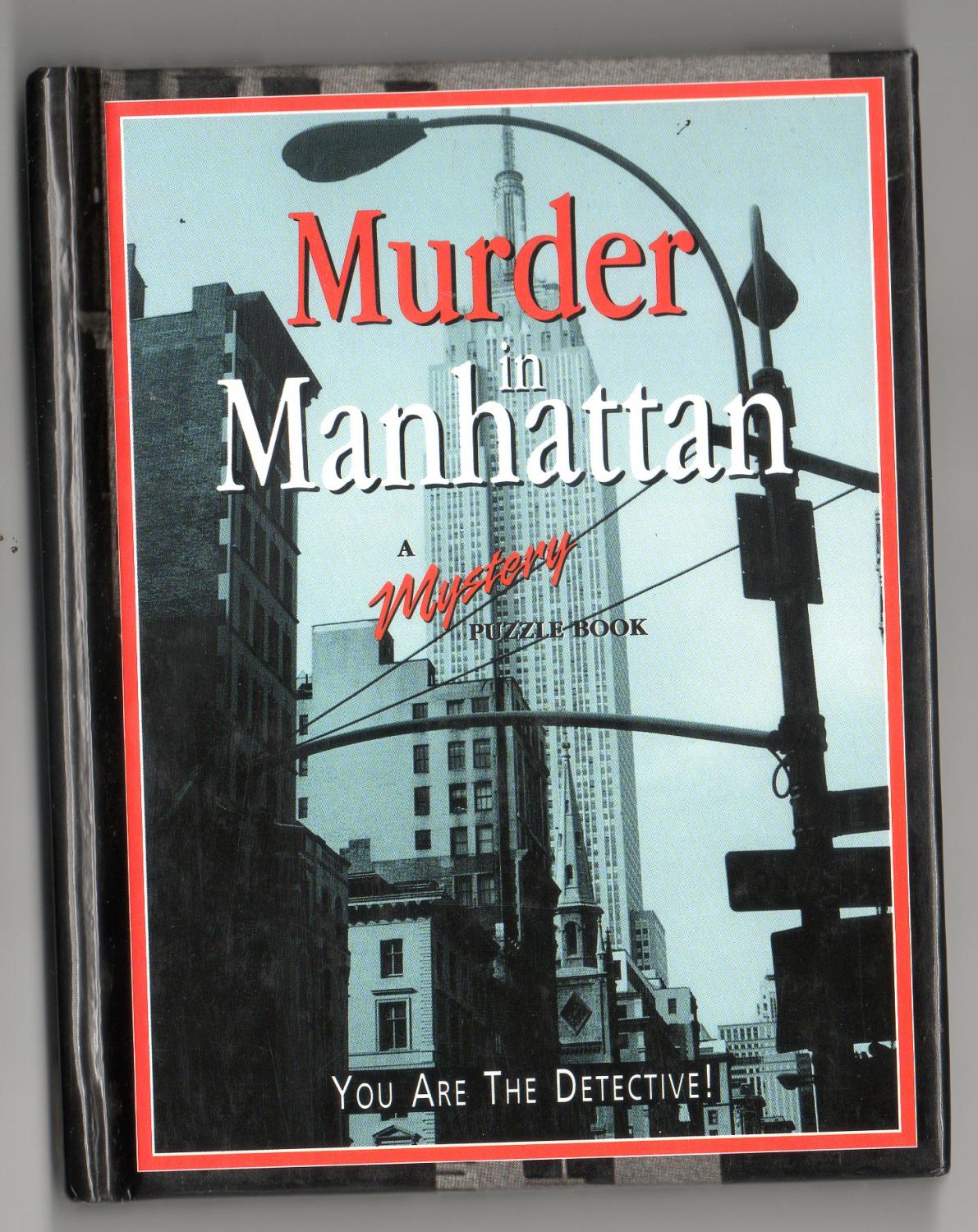 Murder in Manhattan - You are the Detective - a Mystery Puzzle Book by ...