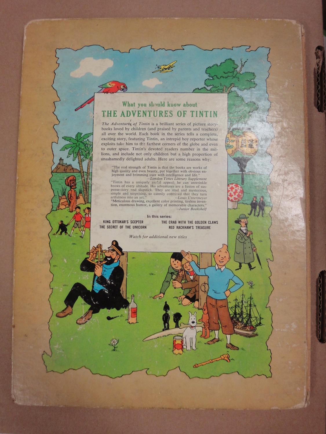 The Adventures of Tintin: Red Rackham's Treasure- 1st and only American ...