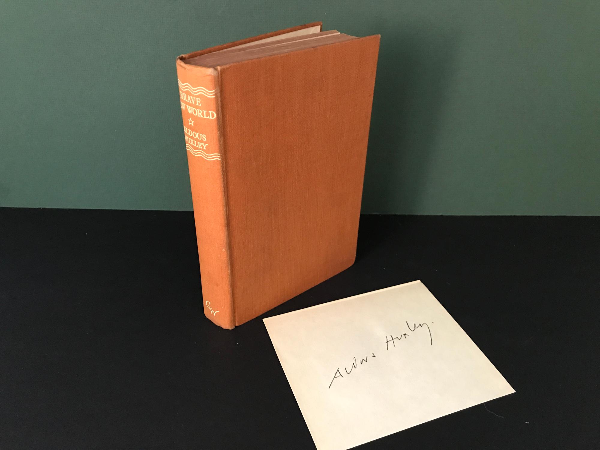 Brave New World [Signed] by Huxley, Aldous: Very Good Hardcover (1935 ...