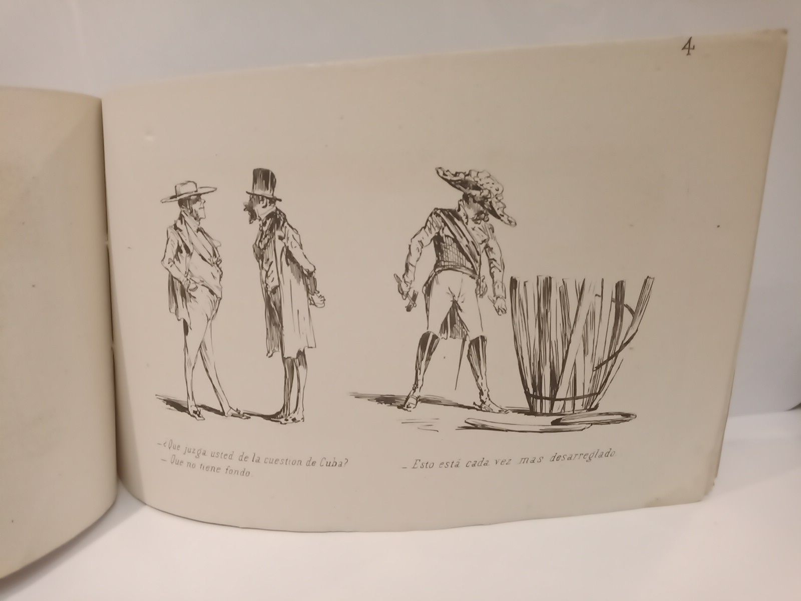 [Sátiras políticas: Interesante album de caricaturas xilográficas de ...