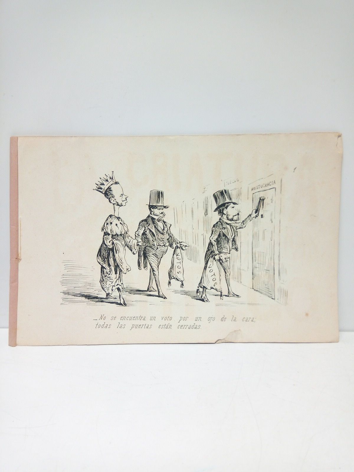 [Sátiras políticas: Interesante album de caricaturas xilográficas de ...