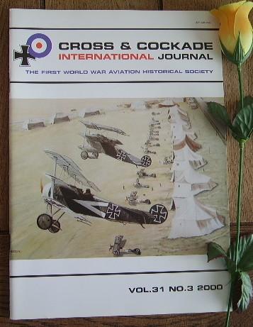 Cross & cockade international. The first world war aviation historical ...