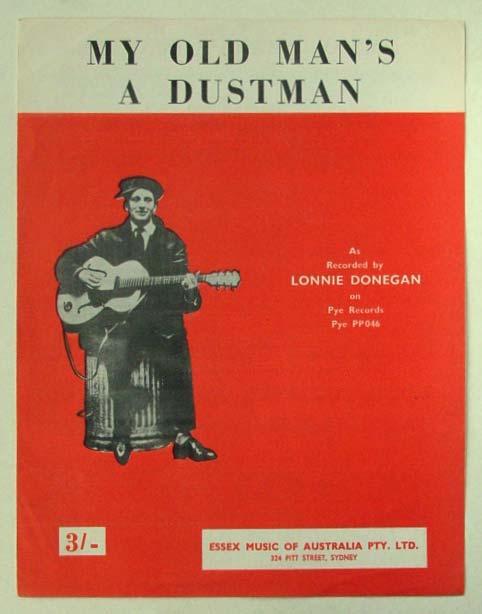 My old man's a dustman. by Donegan, Lonnie: soft cover (1960) | Lost ...