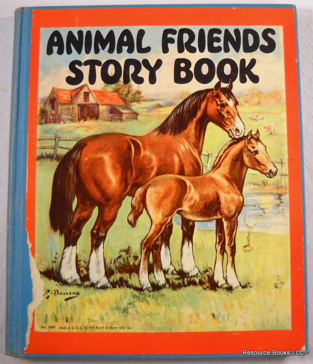 Animal Friends Story Book by Piper, Watty. Illustrated By P. J. Bayzand ...