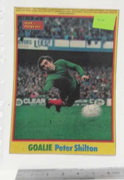 Peter Shilton, Hand Signed Autograph England Leicester City FC 2010 by ...