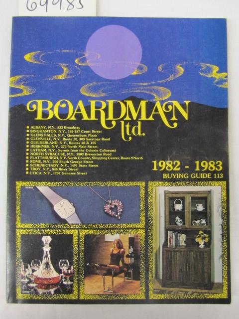Boardman Ltd. Buying Guide 1982-1983 by Boardman Ltd.: VERY GOOD. PAPER ...