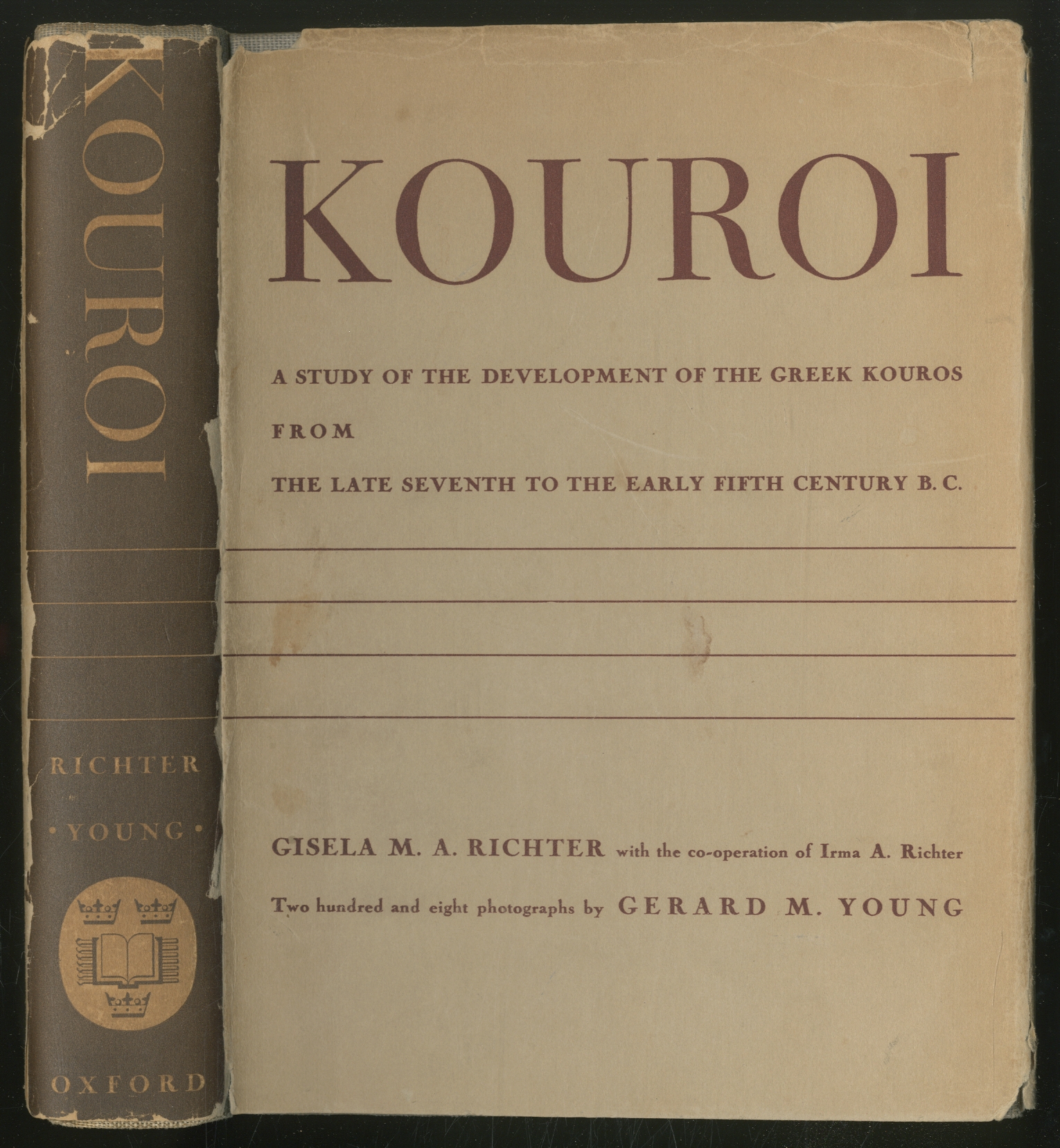 Kouroi: A Study of Development of the Greek Kouros from the Late ...