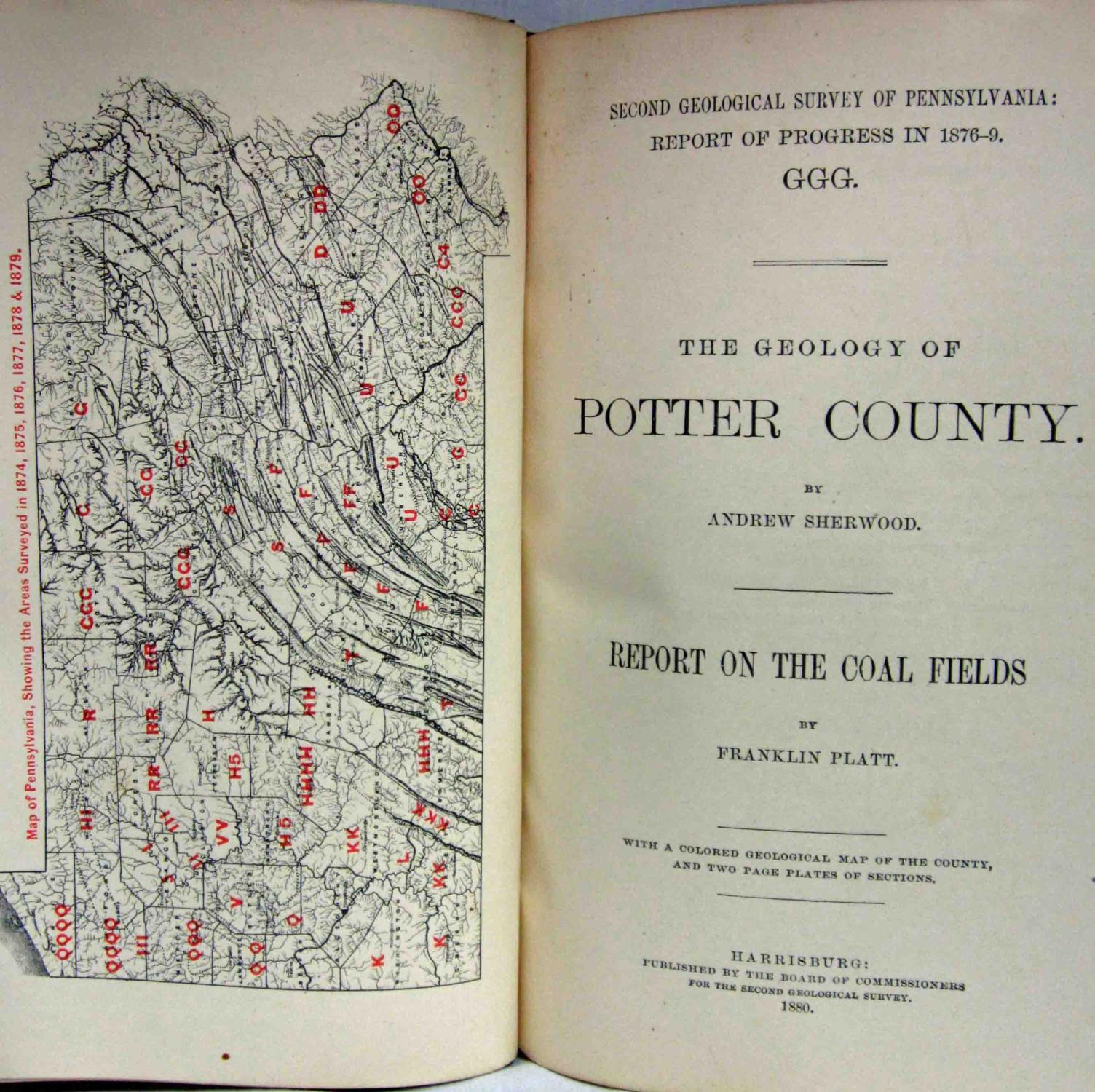 THE GEOLOGY OF POTTER COUNTY. REPORT OF THE COAL-FIELDS Second ...