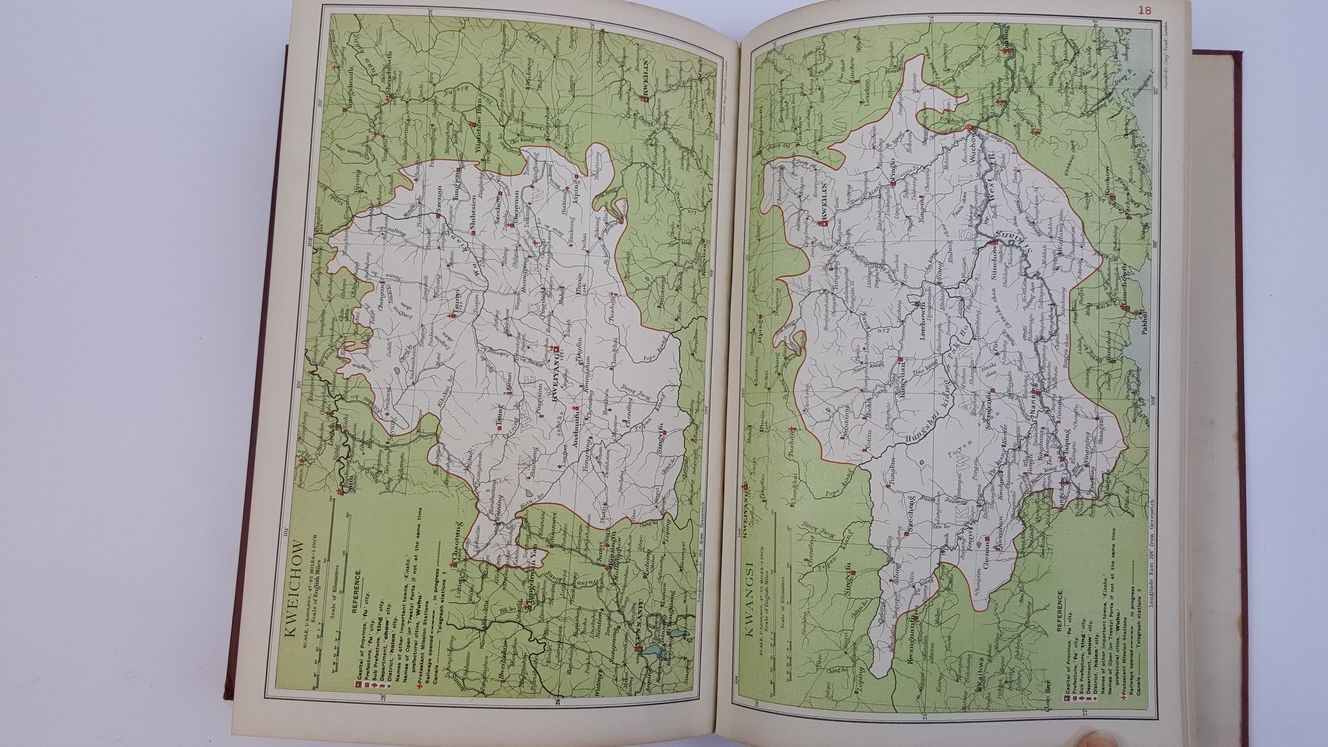 Atlas of the Chinese Empire; containing separate maps of the eighteen ...
