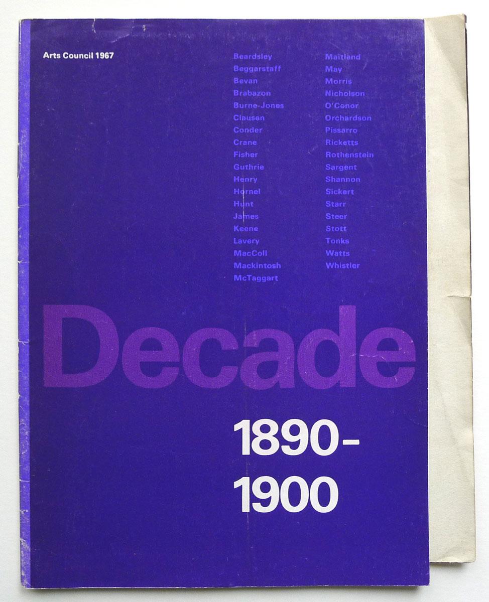 Decade 1890-1900. by MODERN BRITISH ART.: Very Good Soft cover (1967 ...