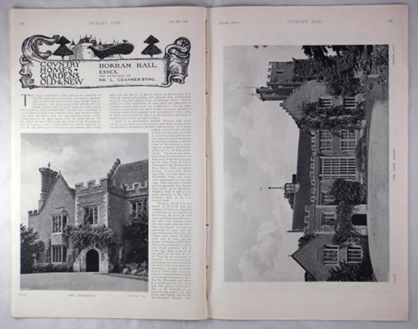 Original Issue of Country Life Magazine Dated July 8th 1905, with a ...