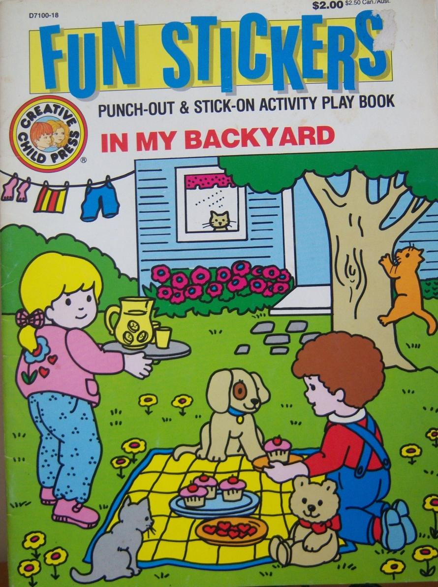 In My Backyard Fun Stickers. by Annynomus: Very Good Soft Cover | First ...