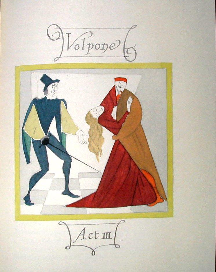 VOLPONE, OR THE FOX by JONSON, Ben: Hardcover (1952) Signed by Author(s ...
