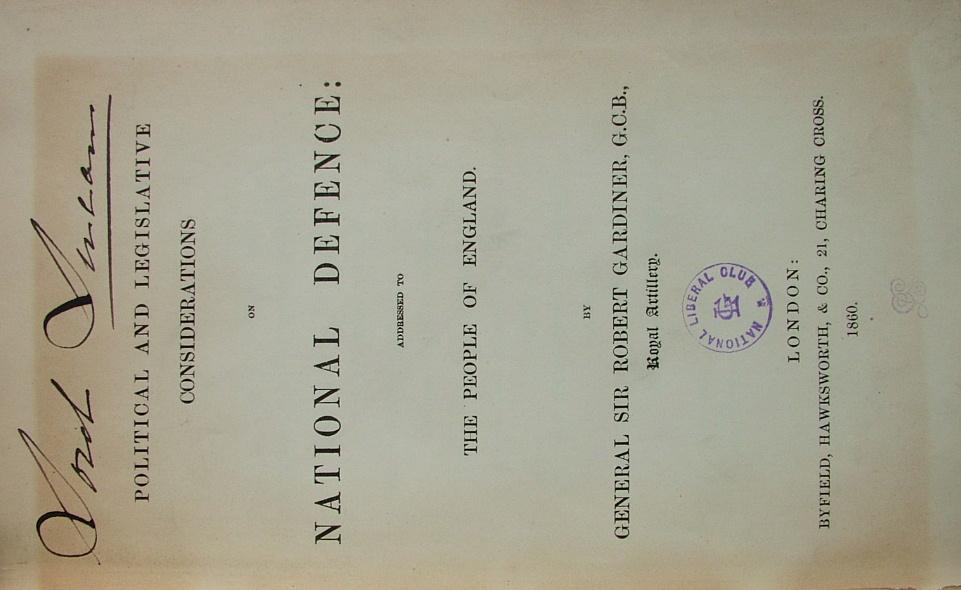 Political and Legislative Considerations on National Defence Addressed ...