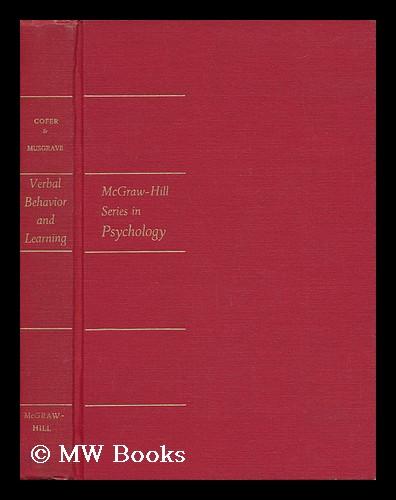 Verbal Behavior and Learning: Problems and Processes by Conference On ...