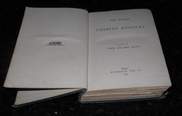 The Works of Charles Kingsley. - Volume VIII - Two Years Ago. by ...