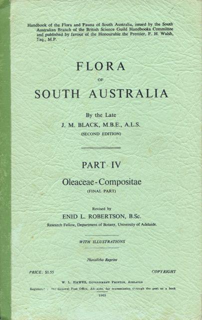 Flora of South Australia. Part I. Cyatheaceae - Orchidaceae, Part II ...