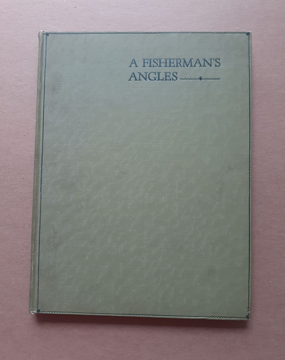 A FISHERMAN'S ANGLES. By Patrick R. Chalmers. Illustrated from ...
