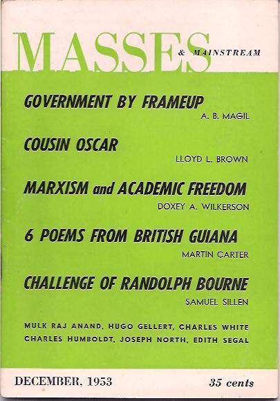 Masses & Mainstream, Vol. 6, Number 12, December 1953 by Sillen, Samuel ...