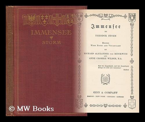 Immensee par Storm, Theodor: (1901) First Edition. | MW Books