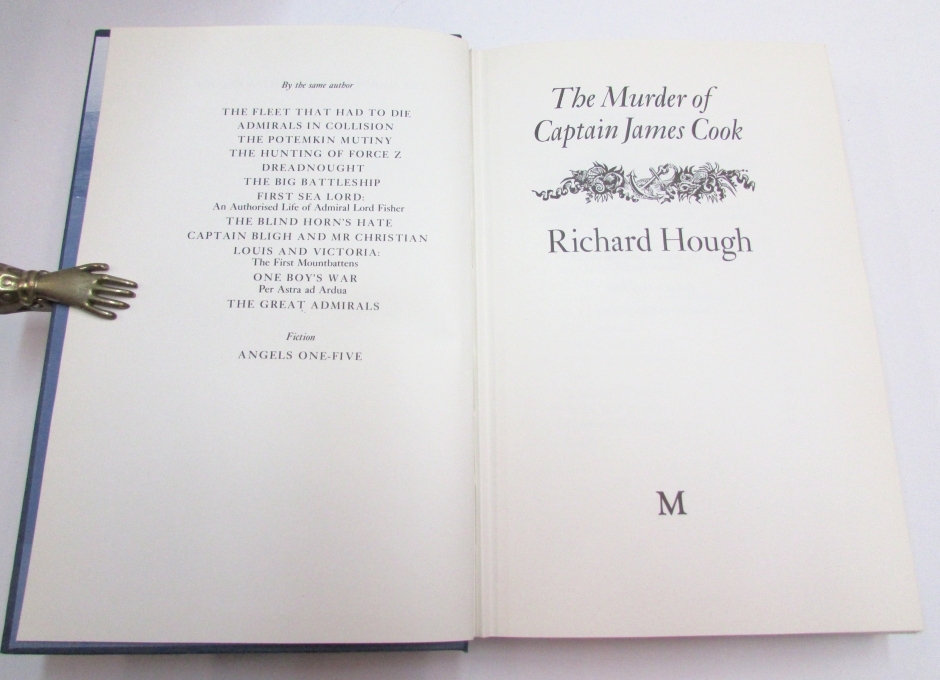 The Murder of Captain James Cook. by HOUGH, Richard.: Hardcover (1979 ...