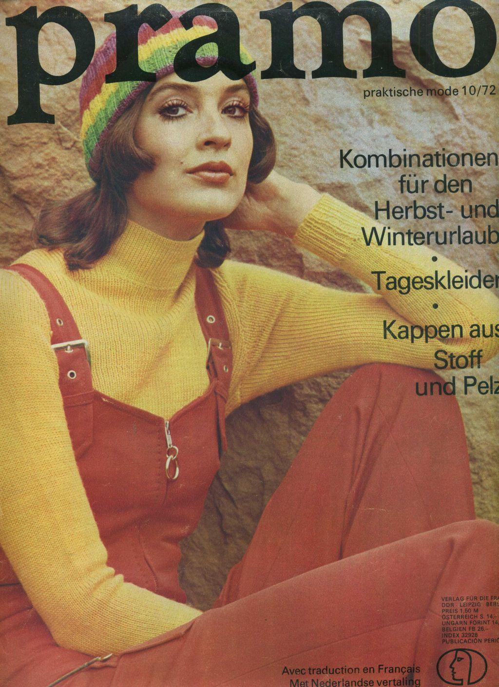 Pramo 1972. Praktische Mode. Modezeitschrift. Vollständiger Jahrgang ...