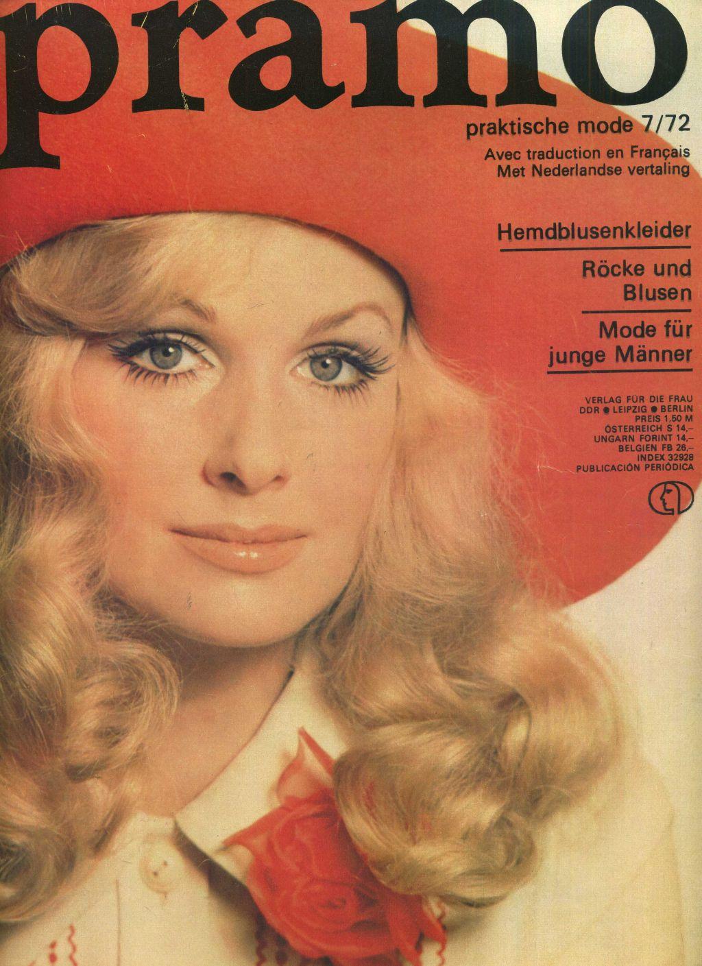 Pramo 1972. Praktische Mode. Modezeitschrift. Vollständiger Jahrgang ...