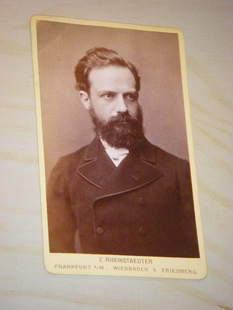Julius Schulz-Curtius. CDV-Foto (signiert) de Schulz-Curtius, Julius ...