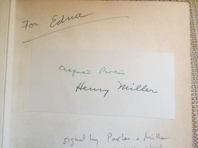 My Friend Henry Miller by Perles, Alfred; [ Henry Miller ]: Very Good ...