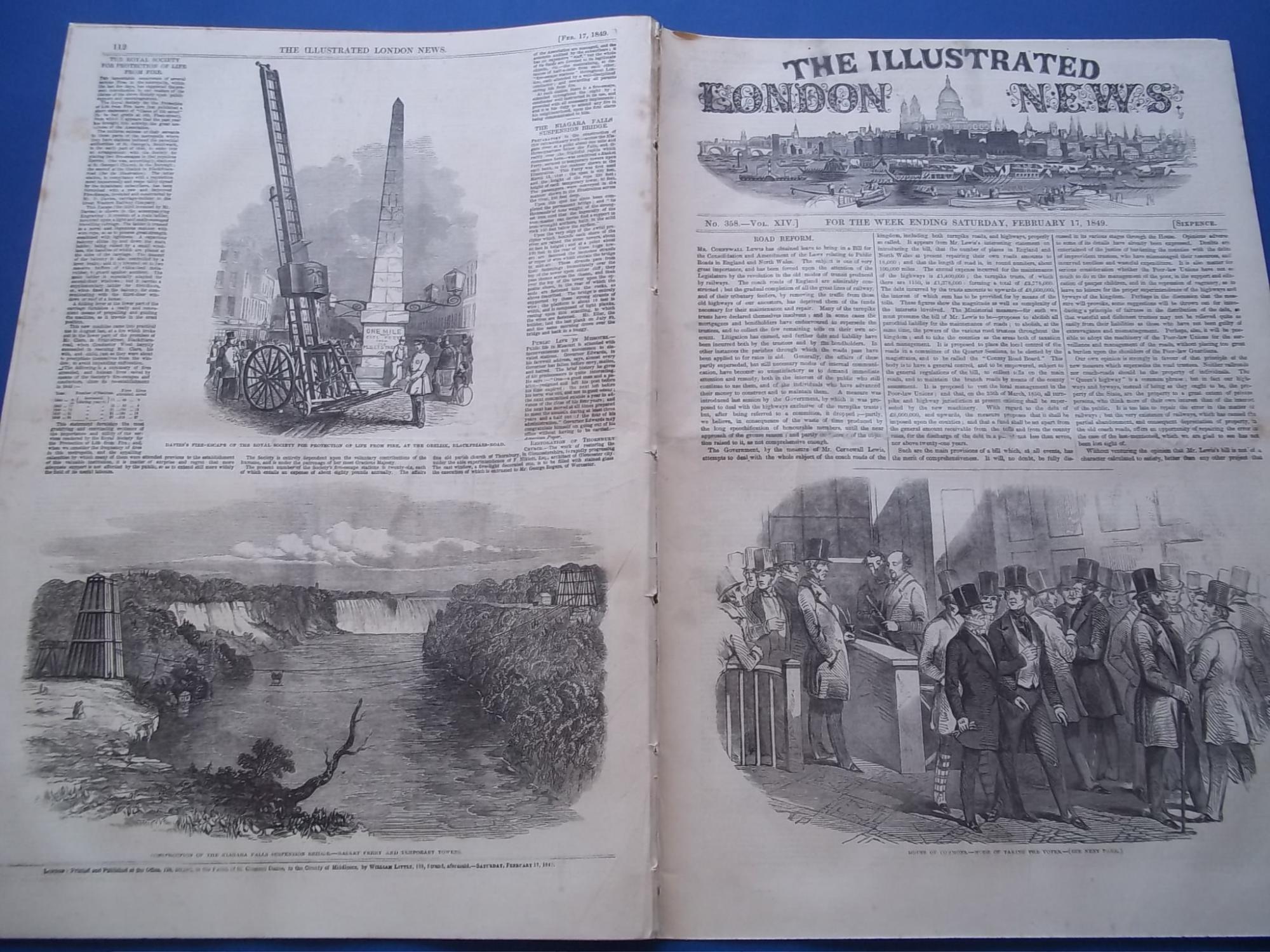 The Illustrated London News (Single Issue: Vol. XIV No. 358, February ...