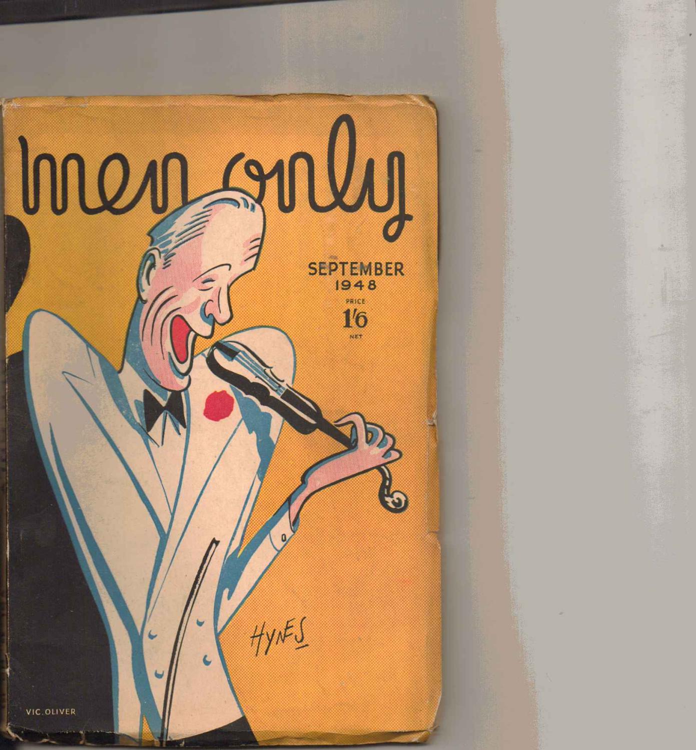 MEN ONLY. Magazine. September 1948. Front cover: Vic Oliver: (1948 ...