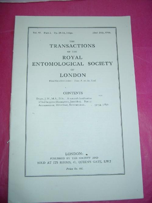 A NATURAL CLASSIFICATION OF LEAF-HOPPERS (HOMOPTERA, JASSOIDEA). PART 2 ...