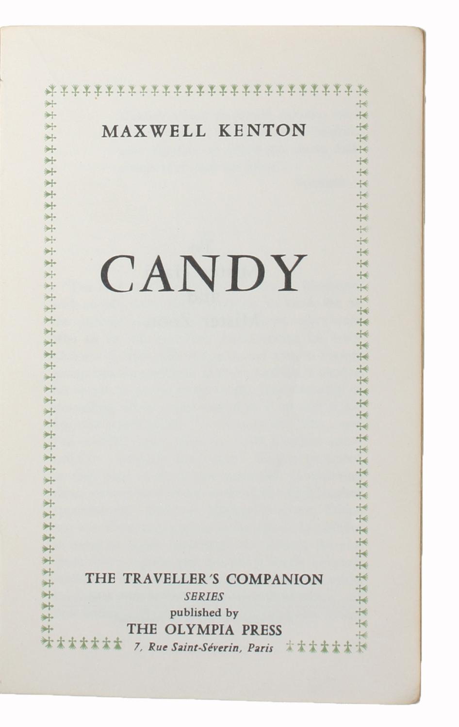 Candy. - [FIRST ISSUE OF ONE OF THE "25 SEXIEST NOVELS EVER WRITTEN ...