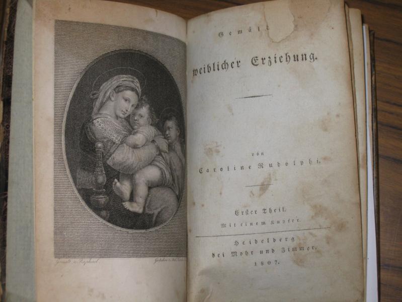 Gemälde weiblicher Erziehung. Komplett in 2 Bänden. by Rudolphi ...