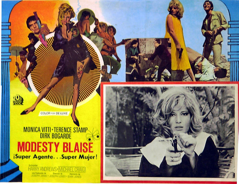 MODESTY BLAISE LOBBY CARD. by MODESTY BLAISE.: (1966) First edition ...