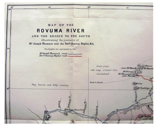 Notes on the Basin of the River Rovuma, East Africa. (With Map) by ...