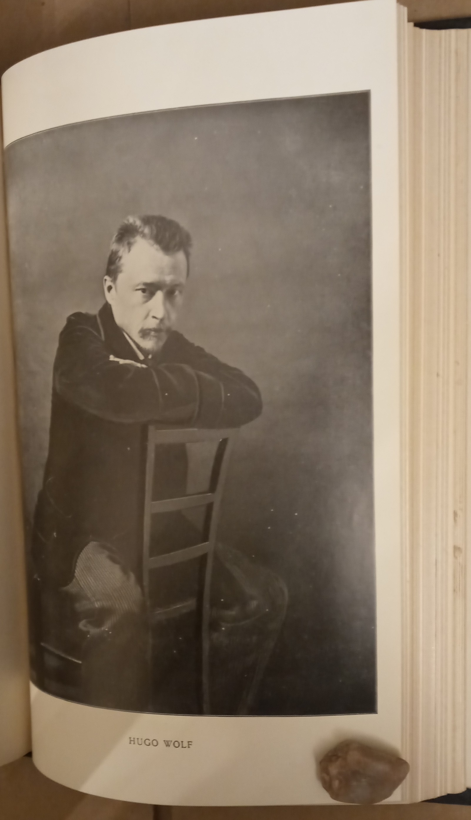 HUGO WOLF Vier Baende in Zwei. Beigelgt: 6 Fotografien von Wolf und ...