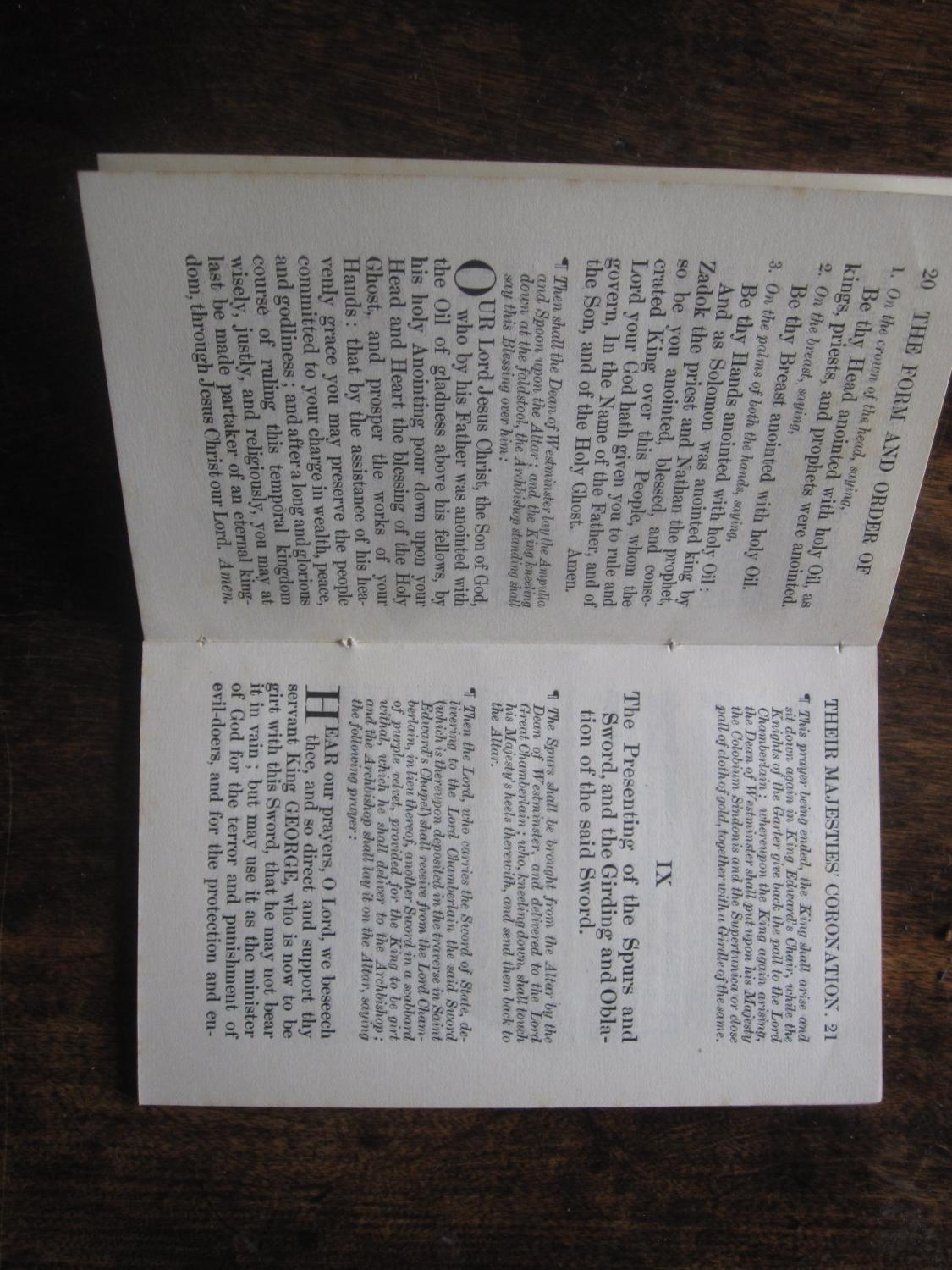 The Coronation Service of Their Majesties King George V and Queen Mary ...