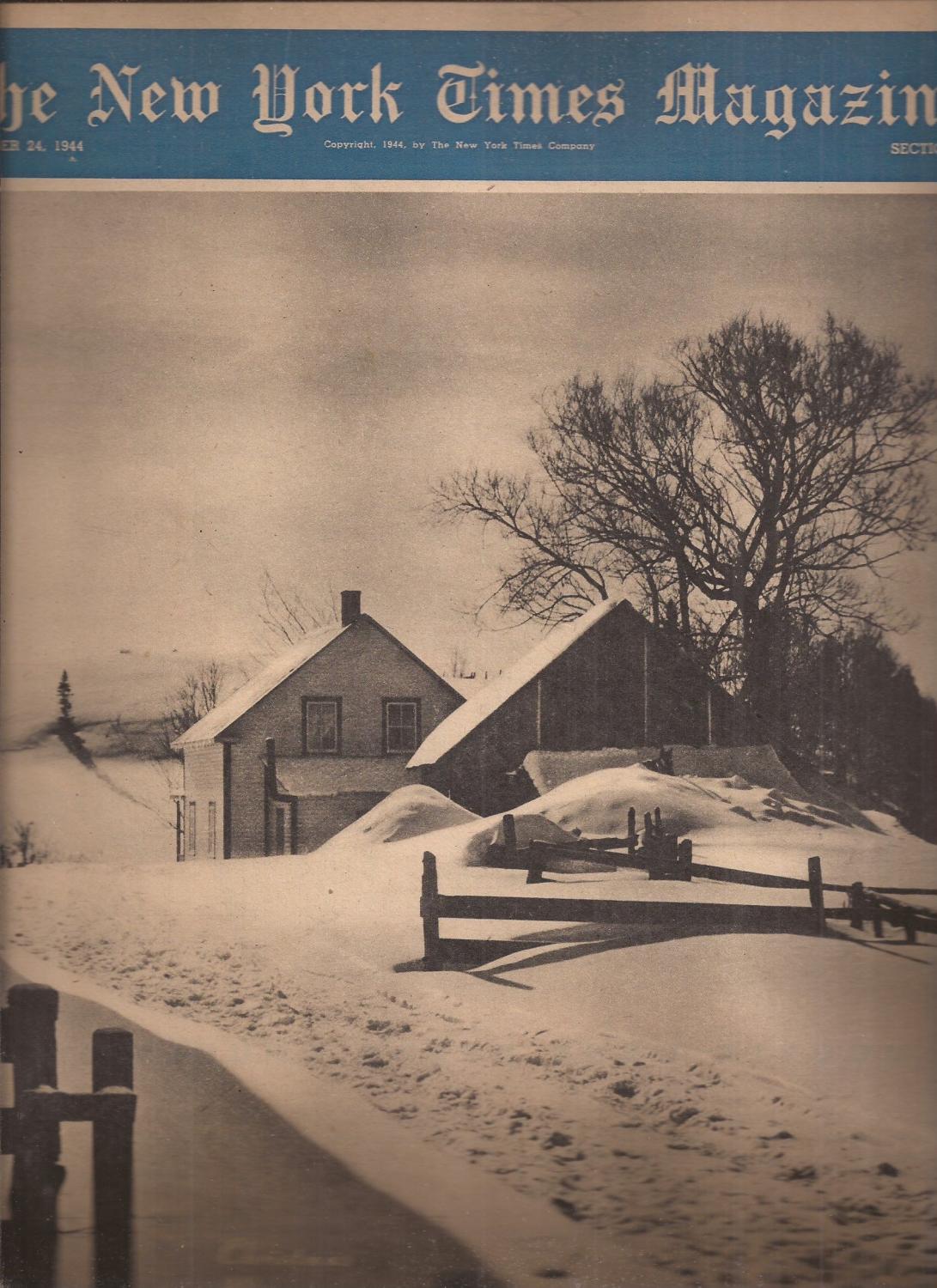 The New York Times Magazine, December 24, 1944 by New York Times ...