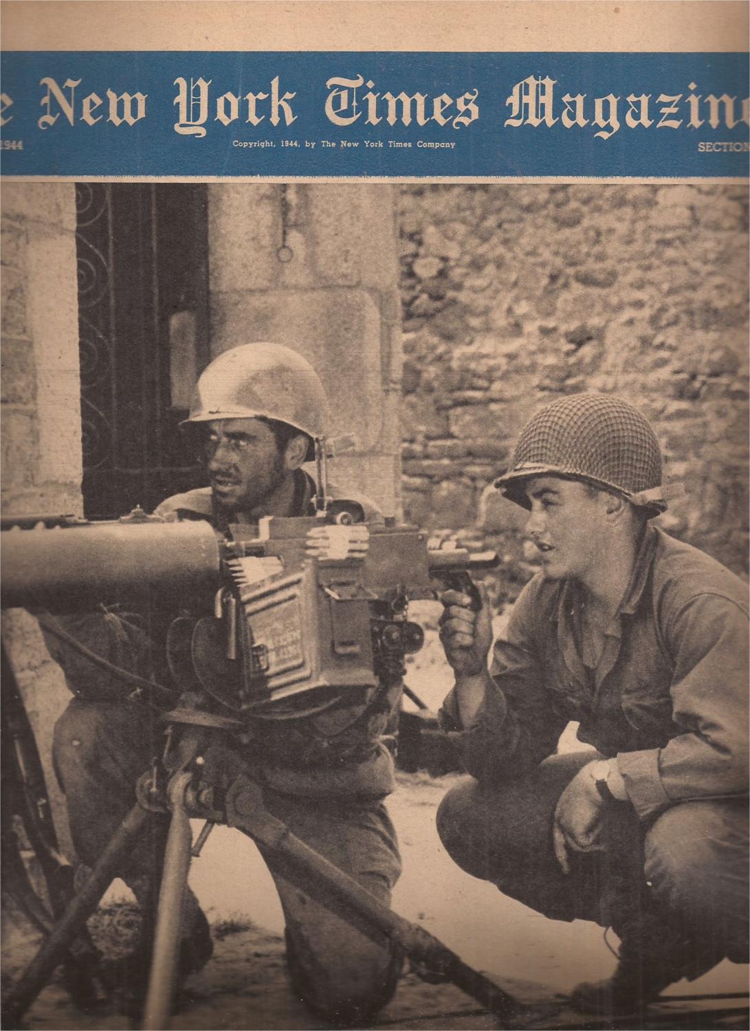 The New York Times Magazine, October 8, 1944 by New York Times ...