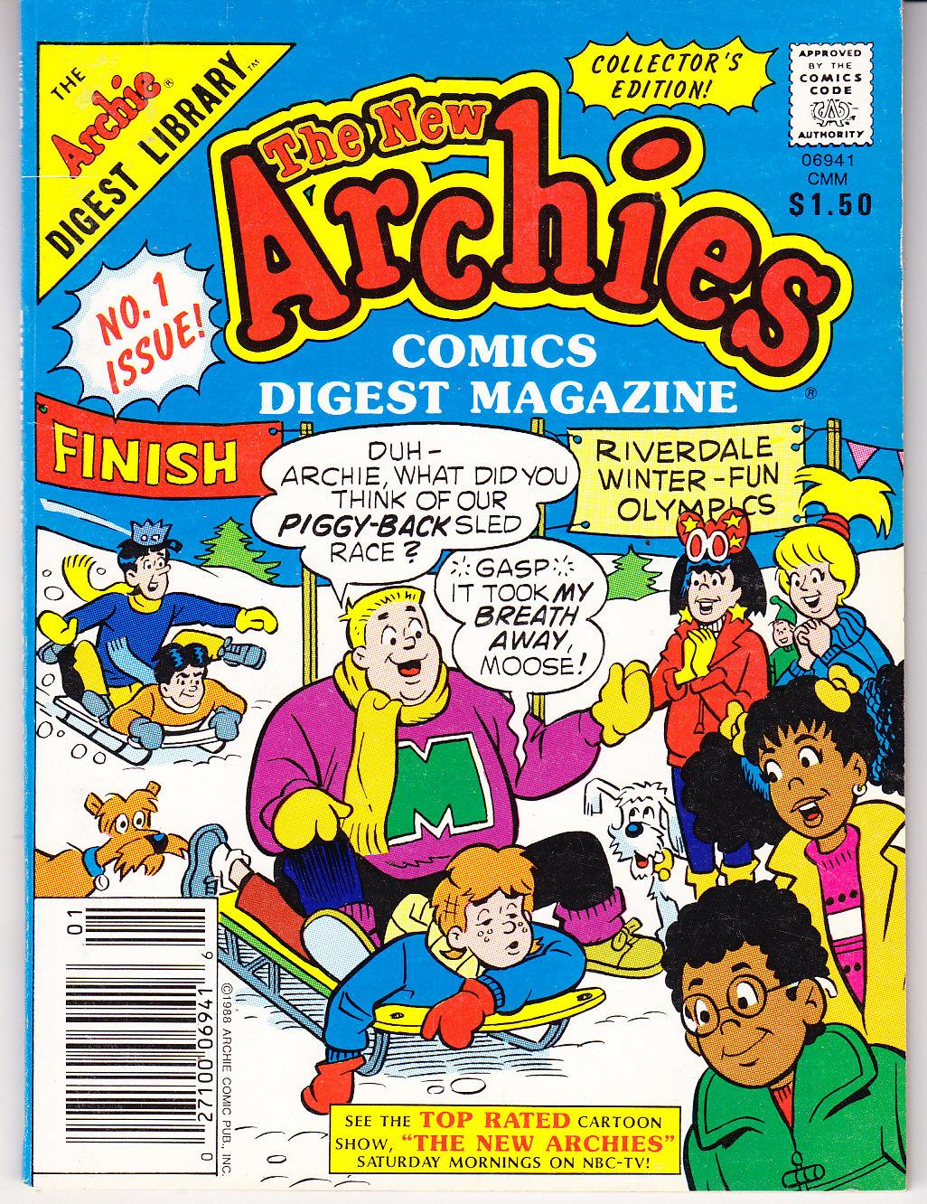 The New Archies Comics Digest Magazine #1, May 1988 by Various: Very ...